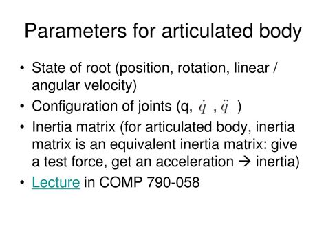Ppt Motion Synthesis For Articulated Human Bodies Powerpoint Presentation Id 5667052