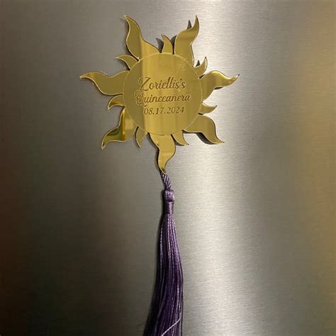 Tangled Sun Favors Quinceañera Favors Princess Party Sweet 16 Party