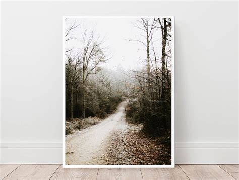 Forest Path Print Nature Printable Art Forest Wall Art Relax