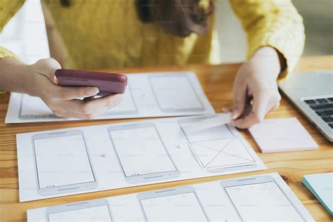 Programmer And Ux Ui Designer Working In A Software Development And