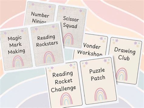 Eyfs Challenge Table Signs Teaching Resources
