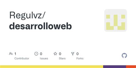 GitHub Regulvz Desarrolloweb