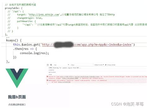 本地开发环境请求服务器接口跨域的问题（vue的问题） 本地程序调用服务器接口跨域 csdn博客