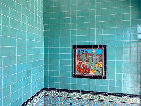 Mexican Ceramic Frost Proof Tiles Verde Pavo Matte Casa Castillo