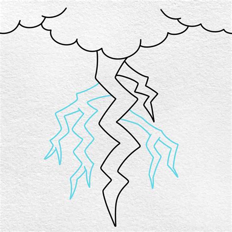How To Draw A Lightning Bolt Helloartsy