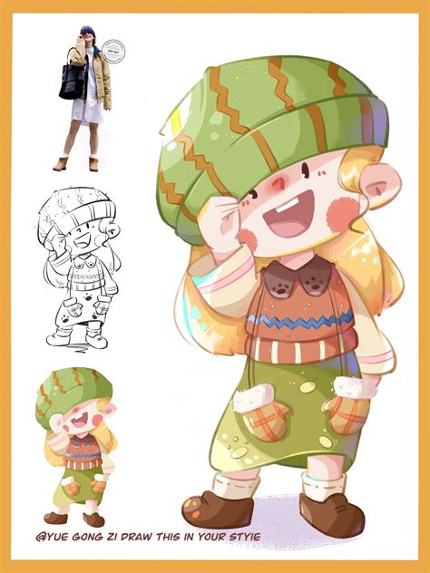 小可爱养成记系列插画yue乐公子 站酷zcool