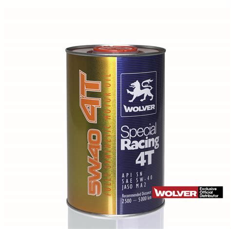 공식 수입원 Wolver Special Racing 4t 5w40 울버 스페셜 레이싱 4t 바이크 오일 1리터12
