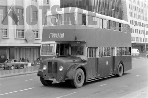 35mm Negative Hong Kong Kmb Kowloon Motor Bus Ah4061 C1969 £3400