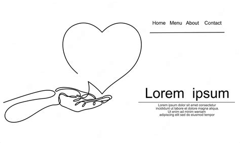 Premium Vector Continuous One Line Drawing Abstract Hand And Man