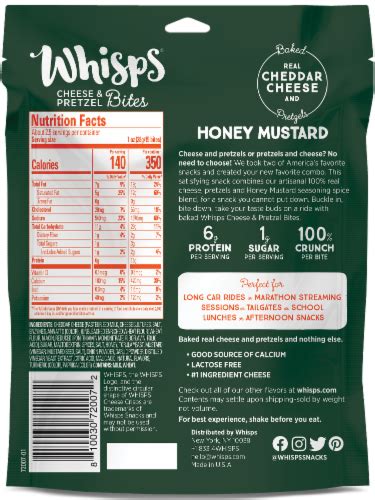 Whisps® Honey Mustard Cheese And Pretzel Bites 25 Oz Pick ‘n Save