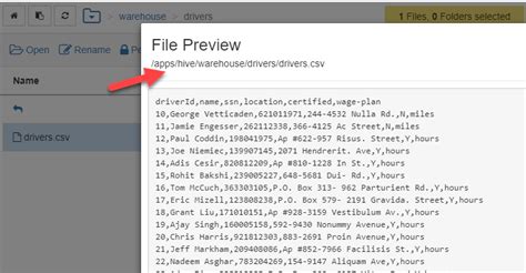 Hive Commands