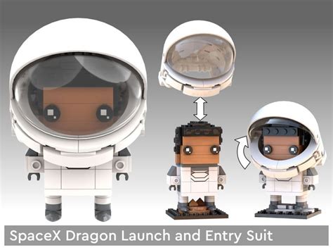 Lego Moc Spacex Spacesuit Lego Moc Lego Lego Website