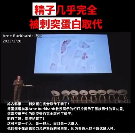 Wuxiang On Twitter 鸠占鹊巢——刺突蛋白完全取代了精子！ 德国病理学家arne Burkhardt教授展示的幻灯片揭示了