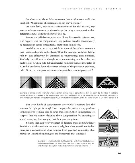 Computations In Cellular Automata A New Kind Of Science Online By