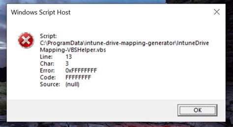 Drive Mapping Vbs Error At Login For All Users I Used The Drive