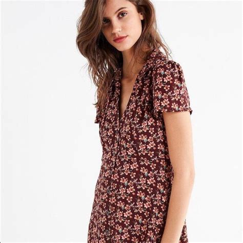 Urban Outfitters Floral Shirt Dress Gem