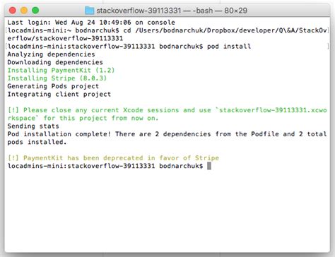 Swift Cannot Find Xcworkspace After Pod Install Stack Overflow
