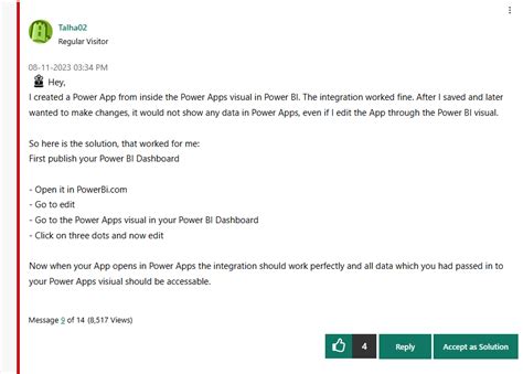 Solved Powerbi Integration Into Power Apps Not Working Microsoft