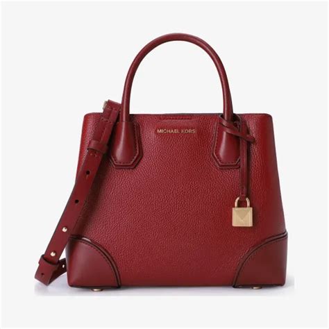 迈克高仕michael Kors 女士 Mercer Gallery 小号皮质托特包 30h7gz5t1t626 小迈步海淘品牌官网