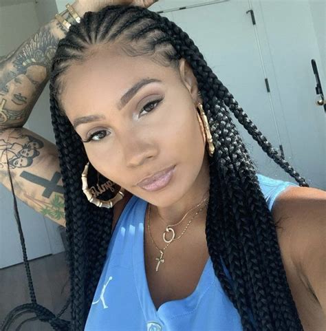 Pin By Brinextdoor🌪 On Braids And Locs Cornrows With Box Braids