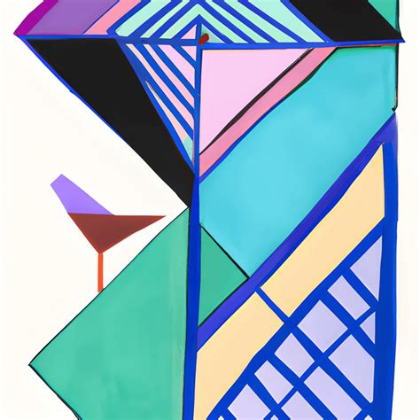 Geometric Watercolor Painting Creative Fabrica