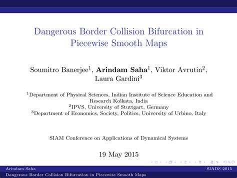 Pdf Dangerous Border Collision Bifurcation In Piecewise Smooth Maps
