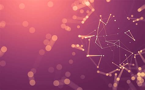 Abstract Polygonal Technology With Molecular Connections And Data Visualization Photo Background