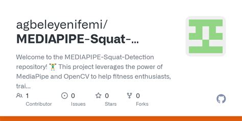 Github Agbeleyenifemimediapipe Squat Detection Welcome To The