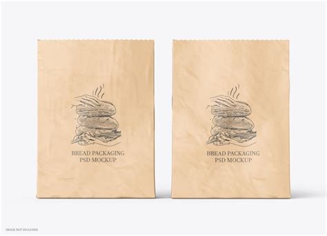 Premium Psd Brown Bakery Packaging Paper Bag Mockup