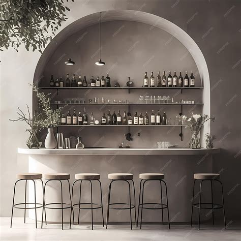 Premium Photo Modern Bar Aesthetic For Cocktail Enthusiasts