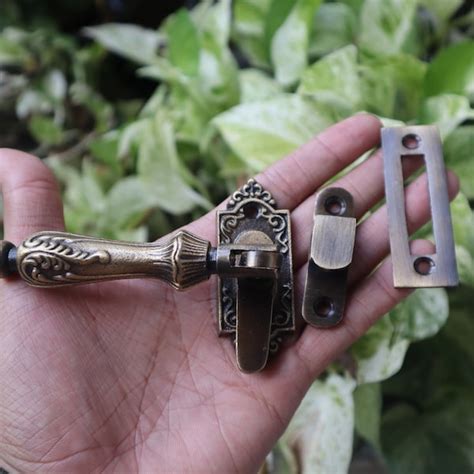 Miniature Brass Hook Latch Etsy