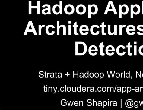 Architecting Applications With Hadoop Fraud Detection Pdf