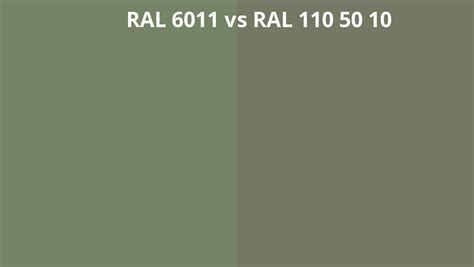 Ral 6011 Vs 110 50 10 Ral Colour Chart Uk