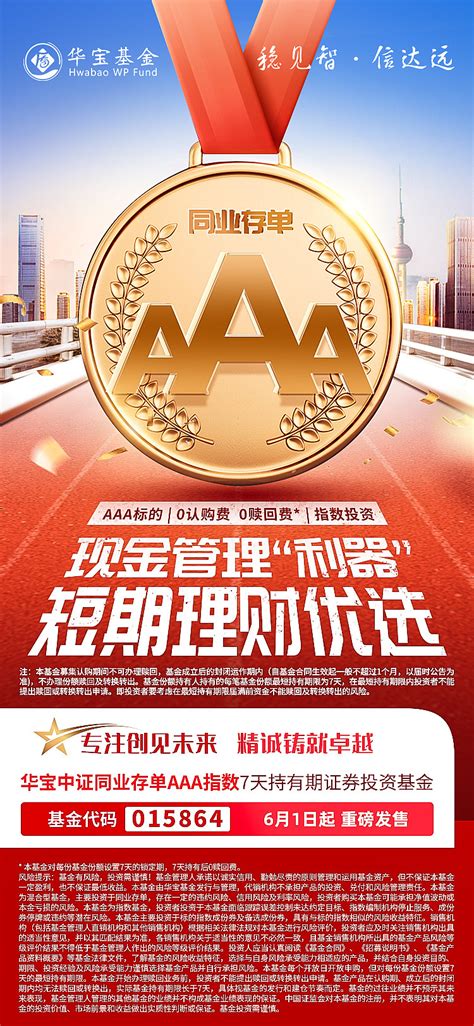 闲钱理财新“利器”来袭！华宝中证同业存单aaa指数基金火热发售中！ 股市震荡，闲钱投资哪里去？aaa级理财新“利器”重磅来袭！ 华宝中证同业