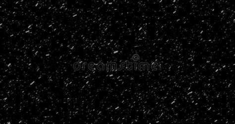 Cinematic Snowfall Loop Animation Of A Surreal Realistic Snowflake