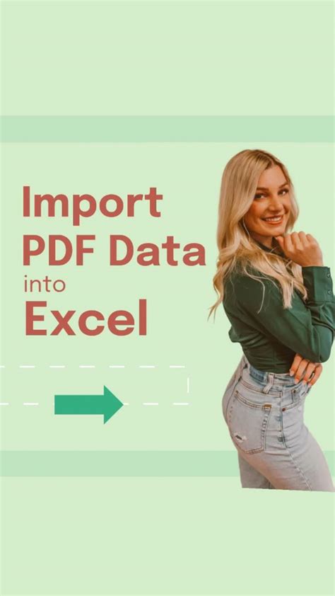How To Import Pdf Data Into Excel Excel Microsoft Excel Microsoft Excel Tutorial Excel Hacks