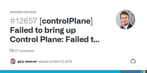 Controlplane Failed To Bring Up Control Plane Failed To Verify