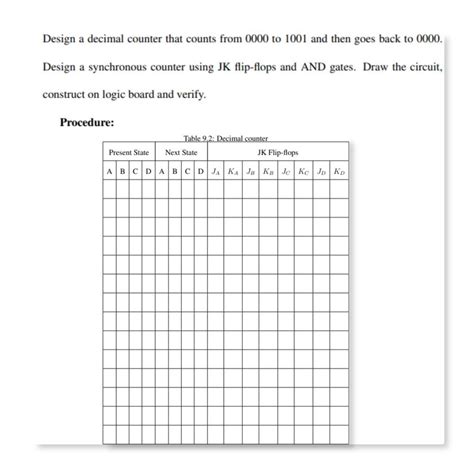 solved design a decimal counter that counts from 0000 to