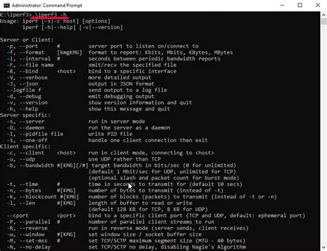 guidance on usage iperf3 server on windows server 2022 dc articentgroup