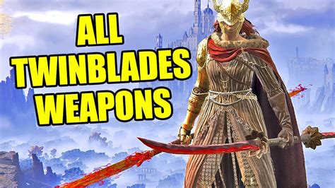 Elden Ring All Twinblades Weapons Moveset Showcase Youtube