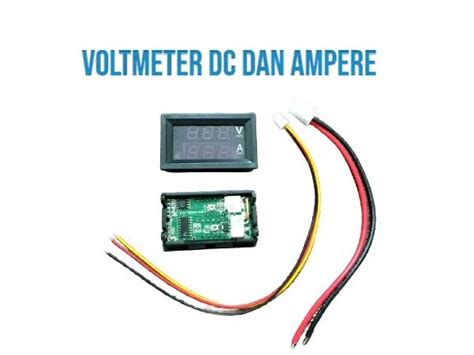 VOLTMETER DIGITAL VOLT DC DAN AMPERE Lazada Indonesia