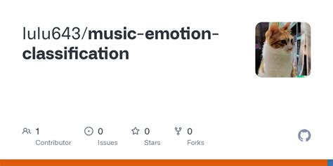 Github Lulu643 Music Emotion Classification