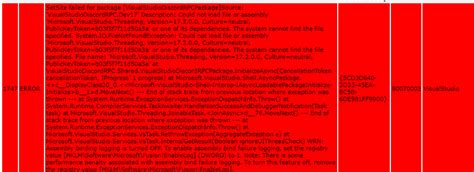 The Visualstudiodiscordrpcpackage Package Did Not Load Correctly