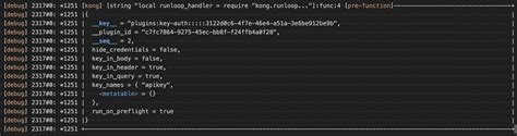 kong gateway how to log plugin configs from inside another plugin