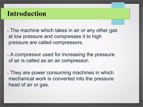 Air Compressors | PPTX | Physics | Science