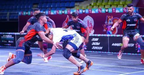 के एम पी युवा कबड्डी सिरीज 2024 मध्ये गतविजेत्या अहमदनगर संघाची