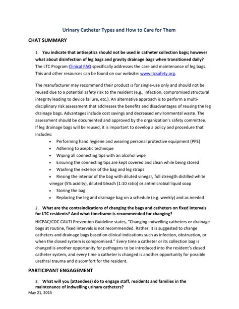 Urinary Catheter Types And How To Care For Them Docsbay