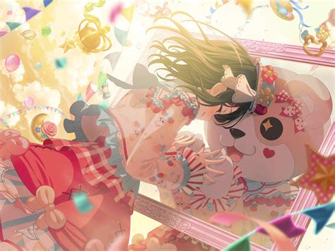 Safebooru Bang Dream Black Hair Closed Eyes Dress Mascot Official