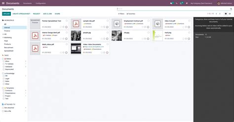 Odoo Documents Module Odoo 15 Document Management System Dms