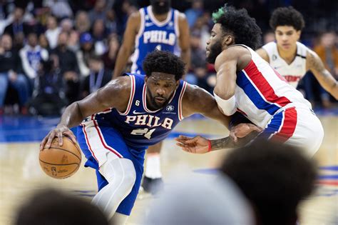 76ers Vs Pistons Joel Embiids Playing Status For Sunday Sports